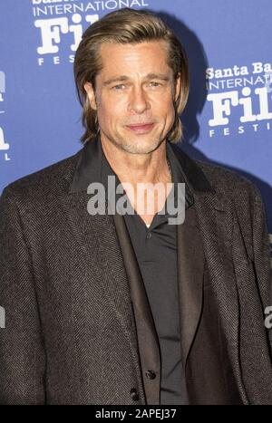 Santa Barbara, USA. 22nd Jan, 2020. Brad Pitt at the Maltin Modern ...