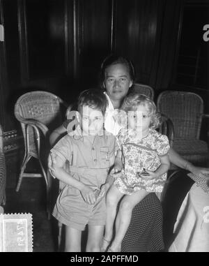 The children of ex-KNIL Captain Westerling, Johnny T. Fourier and Celia ...