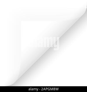 Paper lower right corner Stock Vector Image & Art - Alamy