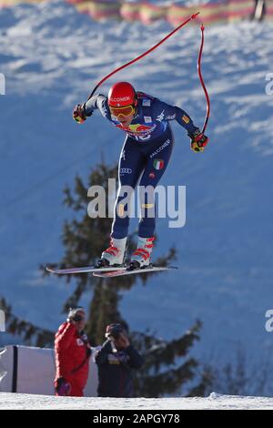 KITZBUEHEL, AUSTRIA - JANUARY 23: Christof Innerhofer of Italy during ...