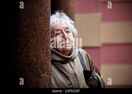 Helga Hoskova-Weissova, Czech artist, painter, Holocaust survivor Stock ...