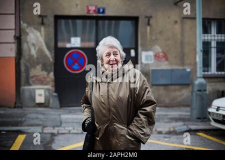 Helga Hoskova-Weissova, Czech artist, painter, Holocaust survivor Stock ...