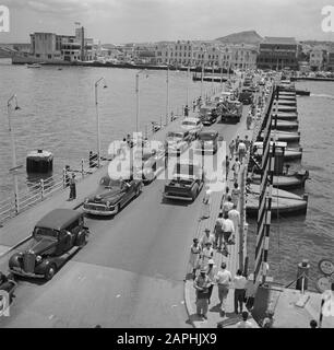 Queen Emma bridge is floating, swing and pontoon bridge across St. Anna ...