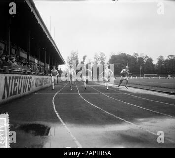 Athletics Belgie-Nederland in the Beerschotstadion Antwerpen Annotation ...