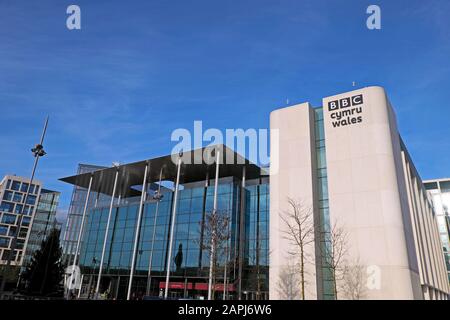 BBC Wales building in Central Square, Cardiff Stock Photo - Alamy