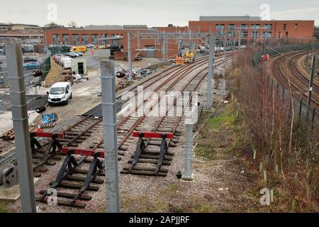 Network Rail's York Campus rail track and infrastructure training area ...