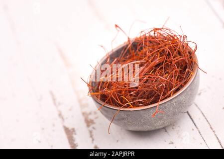 Chilli thread on a white background Stock Photo - Alamy