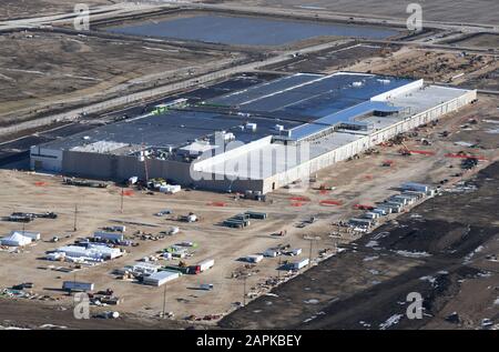 The Foxconn campus is shown under construction on January 6, 2020. A ...
