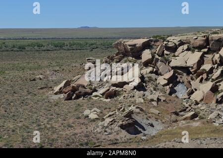 Petrified National Forest Boulders and Field Arizona Stock Photo - Alamy