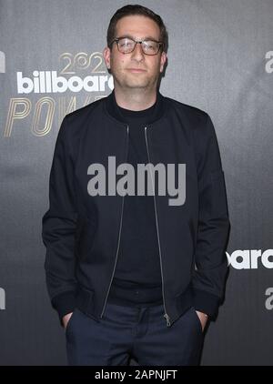 Andrew Gertler arrives at the 2020 Billboard Power List Event held at ...
