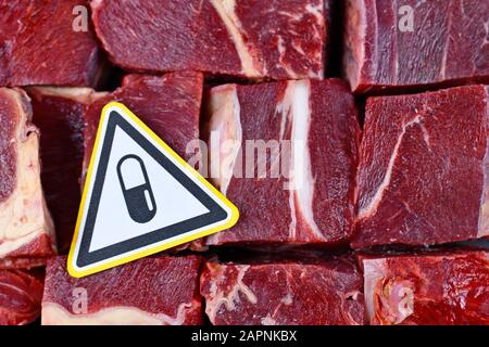 Concept for antibiotics residue and harmful bacteria in meat for human ...