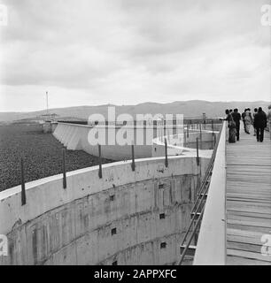 Zaire (formerly Belgian Congo) Inga project, dam in the river Zaire ...