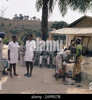 Zaire (formerly Belgian Congo ); camp of Angolan Liberation Movement F ...