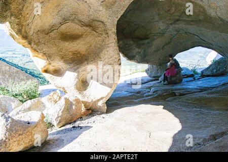 Su Cuguddu of Monte Liuru, also called the pyramid Stock Photo - Alamy