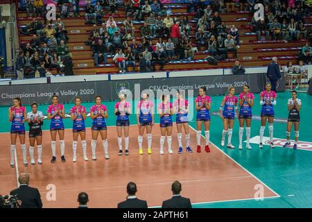 Line up (Igor Gorgonzola Novara) during 8° Memorial Giampaolo Ferrari ...