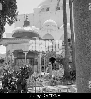 The Jezzar Pasha Mosque, also known as the white mosque, is located ...