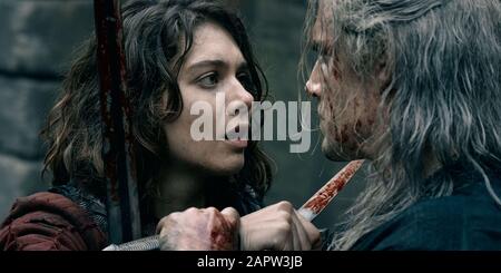 Los Angeles.CA.USA. Henry Cavill and Emma Appleton in a scene in ...