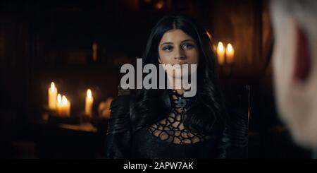 ANYA CHALOTRA in THE WITCHER (2019), directed by LAUREN SCHMIDT. Credit ...