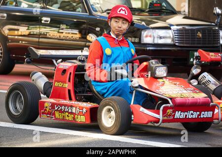 Mario Kart in Shibuya, Tokyo, Japan Stock Photo - Alamy