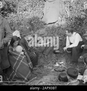 Tinkers in Ireland Men and Women sitting around a campfire Annotation ...