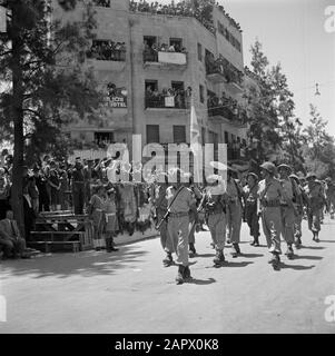 Israeli army parade in Jerusalem, circa 1955 Stock Photo - Alamy