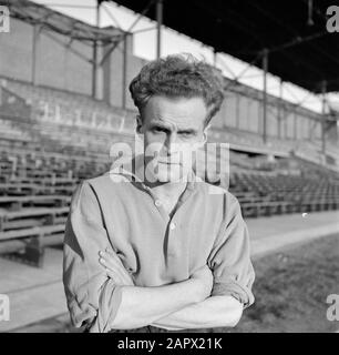 Dutch football team 1951 Piet Groeneveld (Haarlem) at the Olympic ...