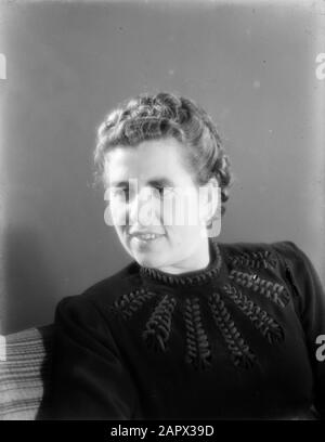 Portrait Photography Portrait of Miss Cox Date: October 1940 Keywords ...