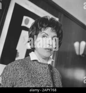 Maria Becker (Swiss actress) with her Schausspieltruppe for the first ...