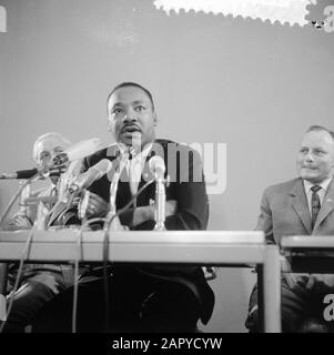 Martin Luther King press conference. USA. March 26, 1964 Stock Photo ...