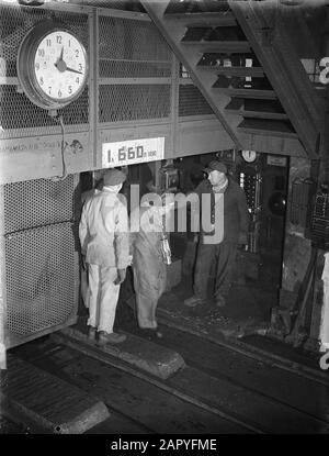Princess Juliana at Maurits State Mine. Girl Offers Flowers to Princess ...