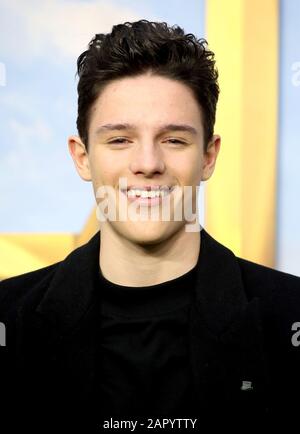 Harry Collett during Dolittle premiere at Leicester Square, London ...