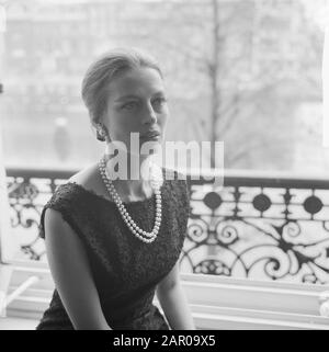 French actress Capucine Date: April 25, 1962 Keywords: actresses, movie ...