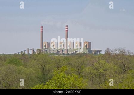 Matimba Power Station close to Ellisras built by Eskom, Limpopo, South ...