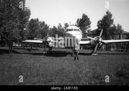 The Ilyushin Il-14 is a Soviet twin-engine transport aircraft ...