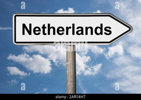 Road signs in the Netherlands Stock Photo - Alamy