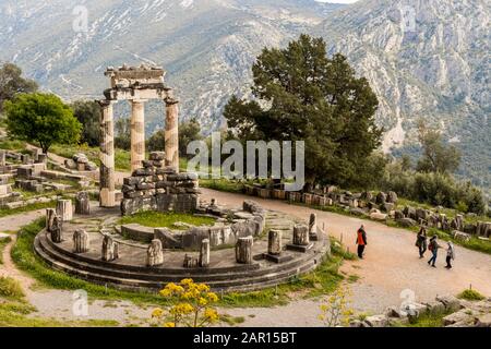 Tholos of Delphi - ancient structures of the Sanctuary of Athena ...