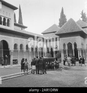 Spain, Granada, the Alhambra, July 27, 1965, The Netherlands, 20th ...