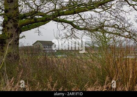 "Bird hide", RSPB Otmoor Nature Reserve, Oxfordshire, England, UK Stock ...
