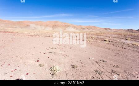 Landscape along the famous route 5, Panamericana, in Chile Stock Photo ...