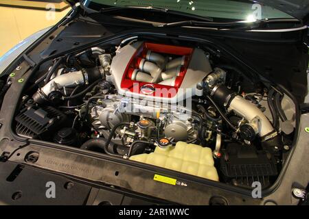Nissan GT-R Engine Stock Photo - Alamy