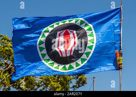 Flag of Bougainville, Papua New Guinea Stock Photo - Alamy