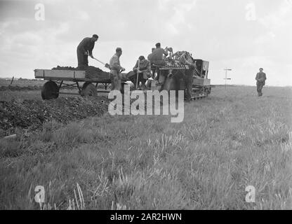drainage, workers, machinery Annotation: The caption also mentions ...