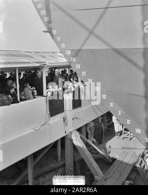 Tewaterlating Swedish ship Kungsholm. Princess Sybilla of Sweden ...