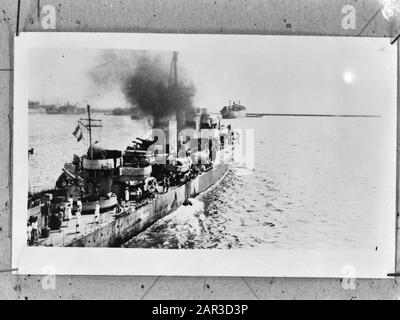 Hr. Ms. Dan. Van Galen (destroyer N-Class) in a port Annotation ...