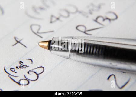 Hand written numbers 0 to 9 - Black pencil drawing Stock Photo - Alamy