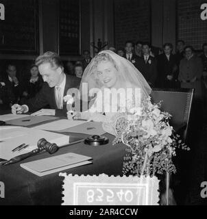 Radio singer Annie Plevier married to German editor Siebert, February ...