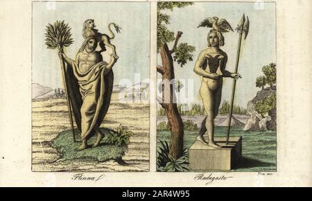 Ancient Germanic deities and kings: Flinna or Flins, god of death in ...