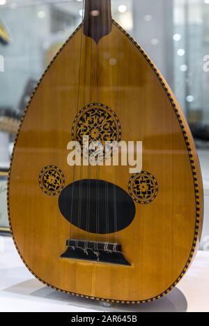Traditional Iranian lute-type, stringed instruments called Oud in ...