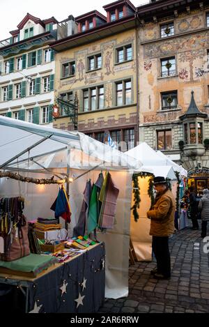 Weinmarkt square, Lucerne. Switzerland Stock Photo - Alamy