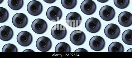 CCTV surveillance with camera as a background banner Stock Photo - Alamy
